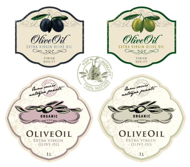 Custom Olive Oil Labels With a Variety of Choices - Instabox