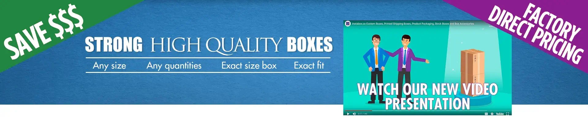 Printed Custom Boxes and stock, Packaging Supplies in Canada